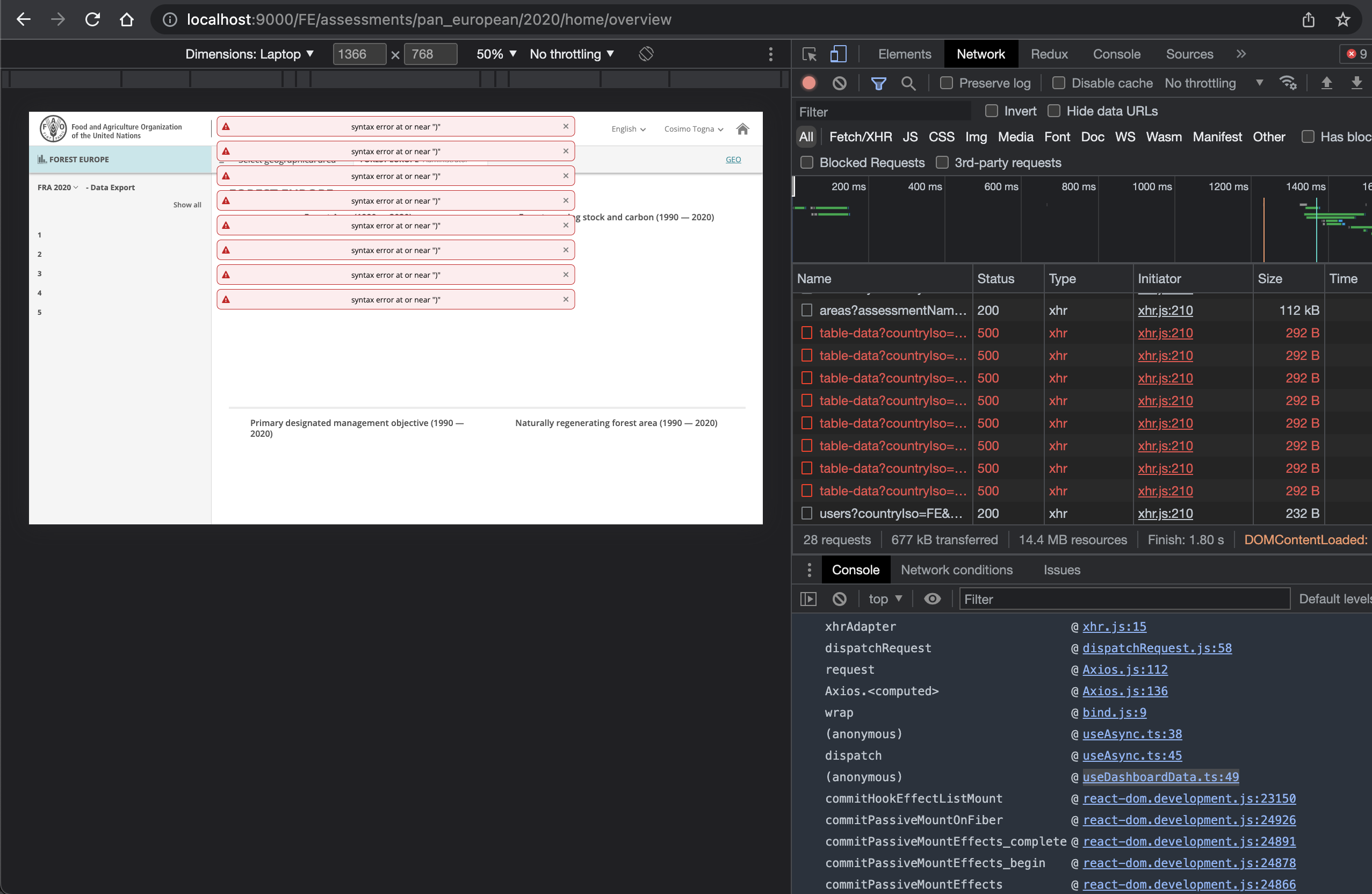 PanEuropean landing: do not use dashboard data · Issue #1765 · openforis/fra-platform · GitHub