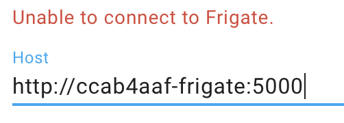 "Unable to connect to Frigate" error when adding integration · Issue #694 · blakeblackshear ...