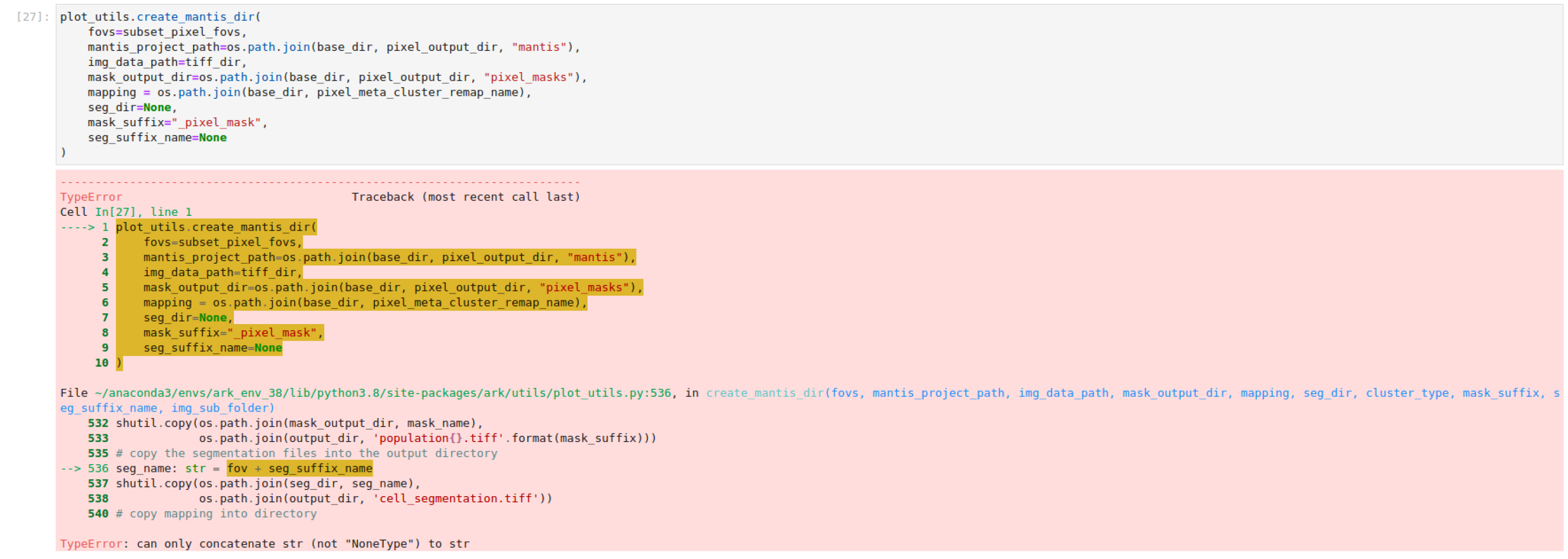 `create_mantis_dir` breaks if there is no segmentation directory · Issue #969 · angelolab/ark ...