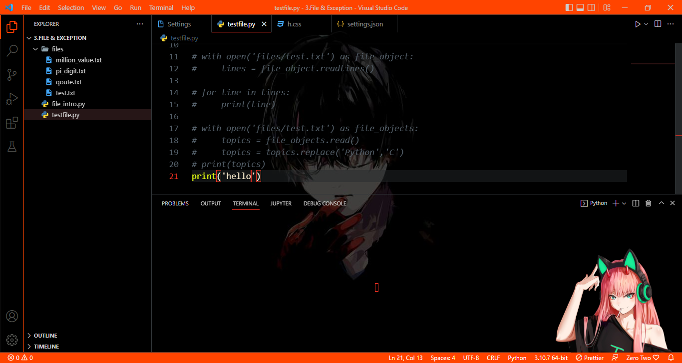 I can't see anything in the terminal · Issue #175 · doki-theme/doki-theme-vscode · GitHub