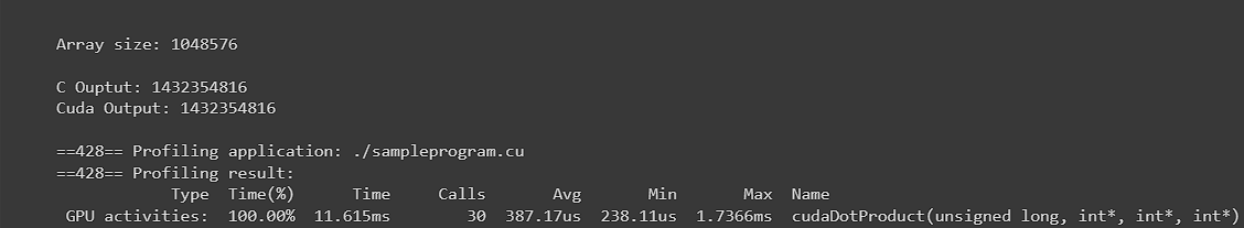 GitHub - falarion08/Dot-Product-Implementation: An implementation of dot product using CUDA, x64 ...