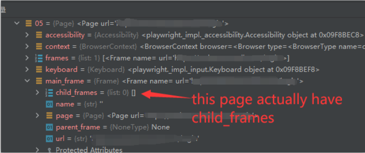 [BUG]when using connect_over_cdp, the browser_context.pages returned pages missing child_frames ...