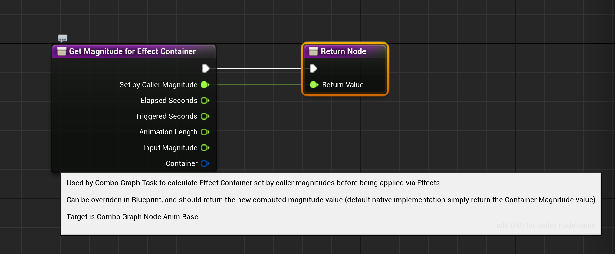 Effect Containers - Provide ability to change set by caller magnitude (charge attacks related ...