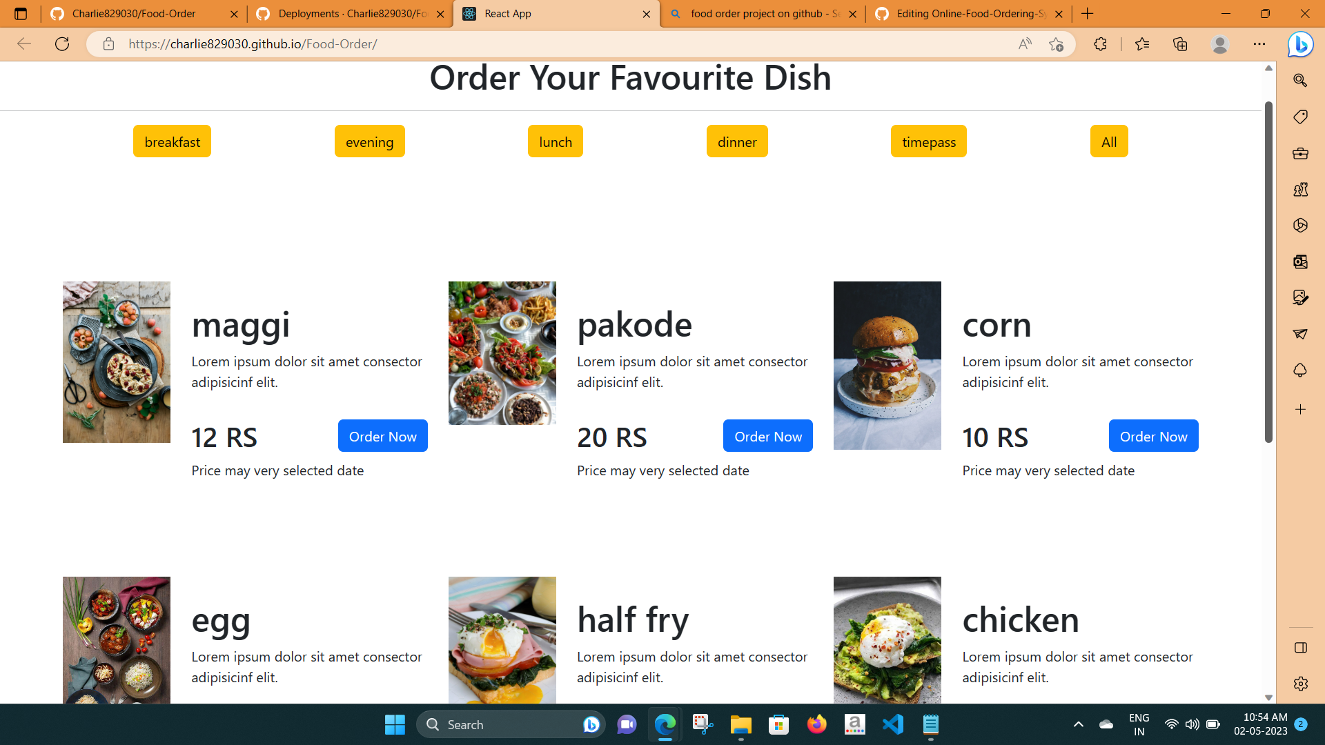 GitHub - Charlie829030/Food-Order