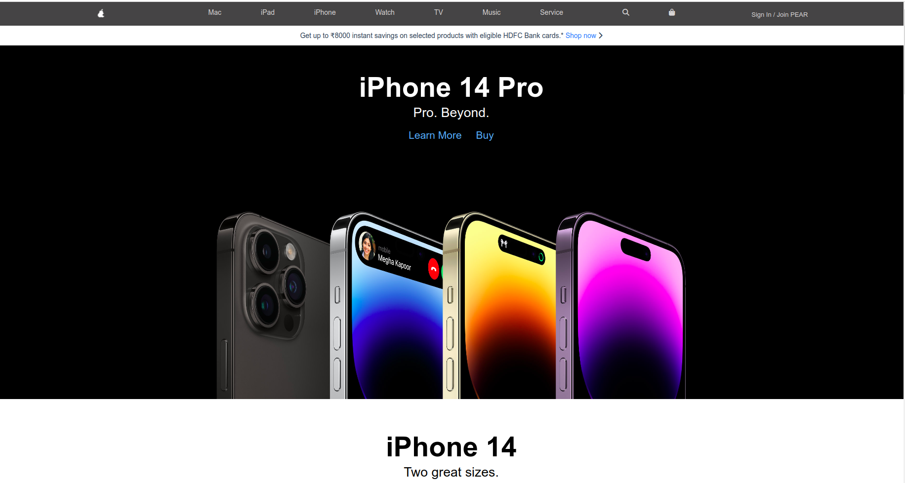 GitHub - rocklee04/Pear-AppleClone: A clone of Apple website India ...
