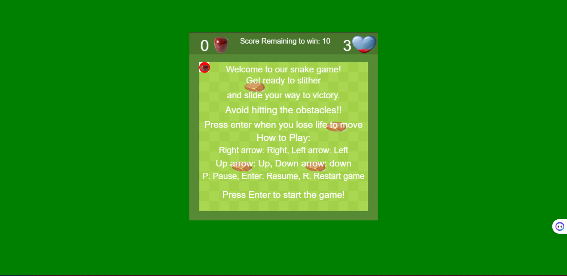 GitHub - Wael-Mattar/SnakeGame