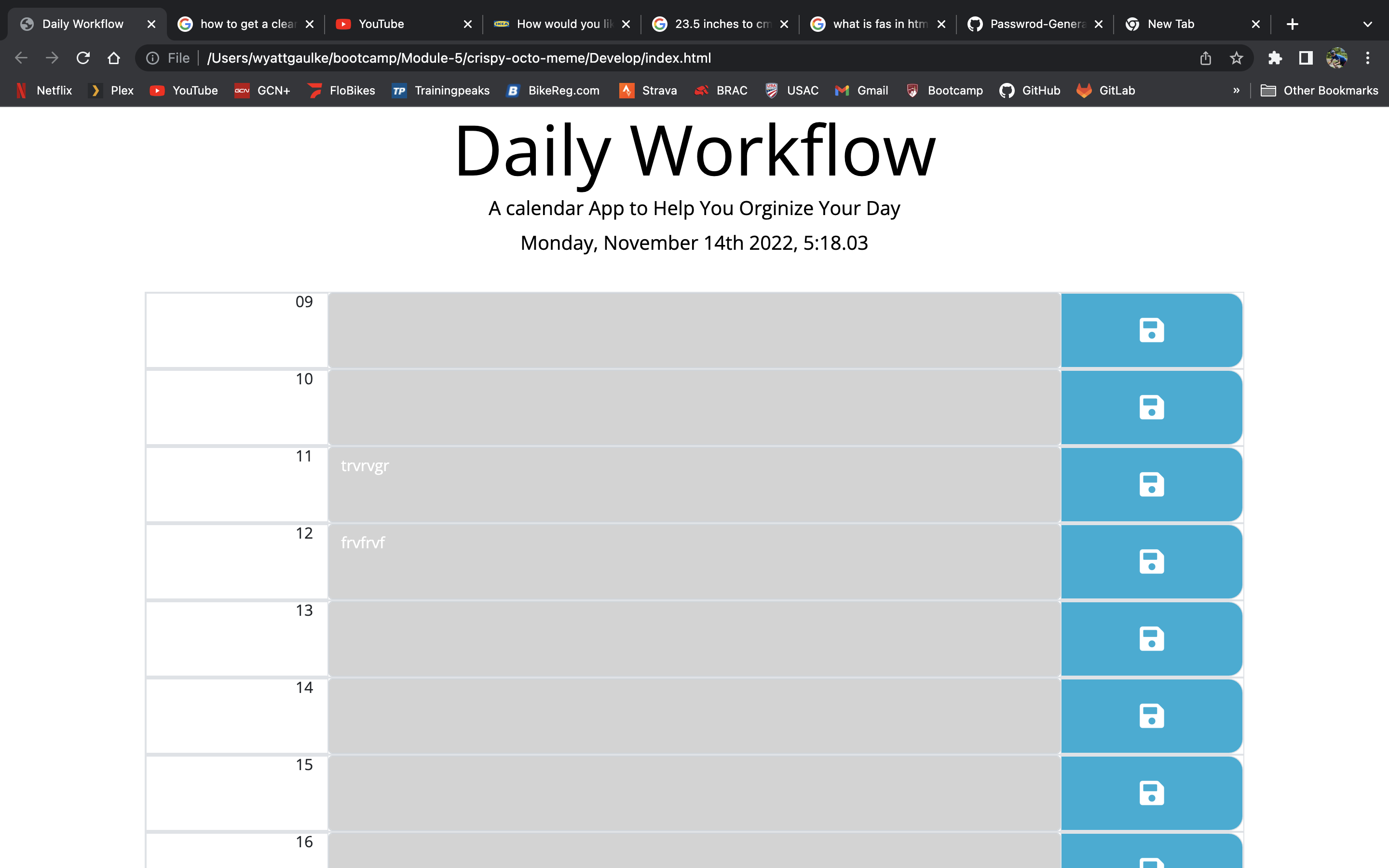 GitHub - wjg97/Module-5-calendar