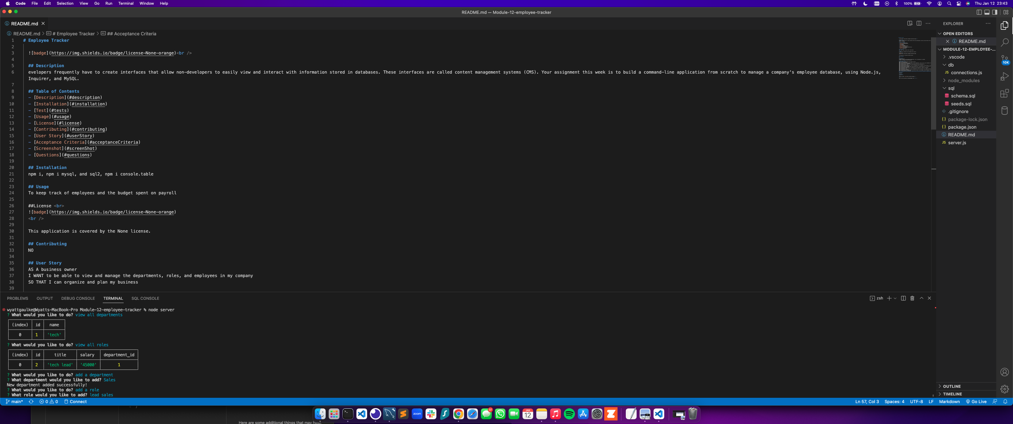 GitHub - wjg97/Module-12-Employee-Tracker