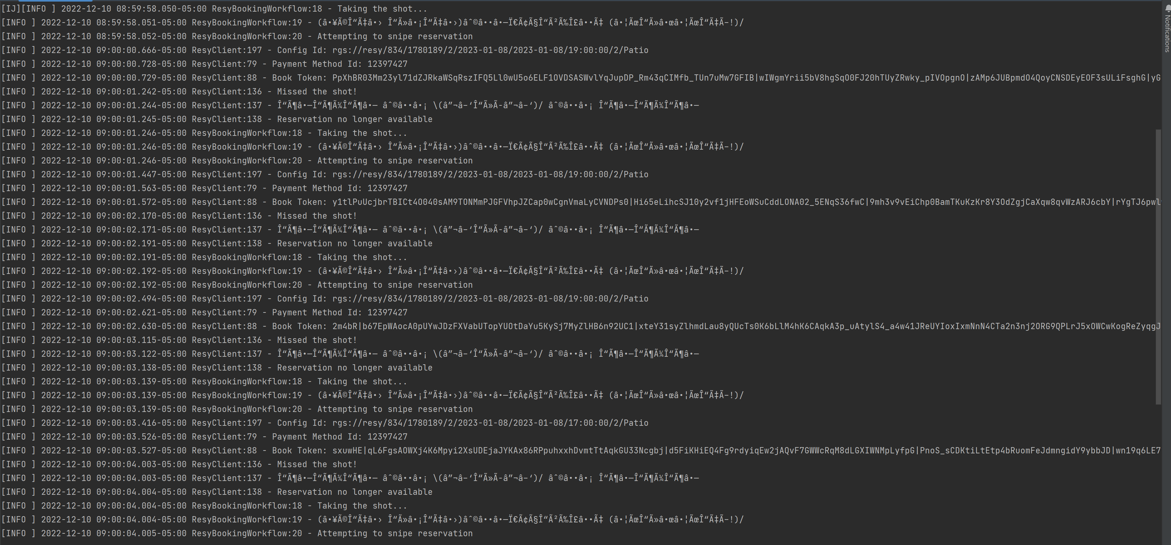 Bot Getting Beat Out... · Issue #41 · Alkaar/resy-booking-bot · GitHub