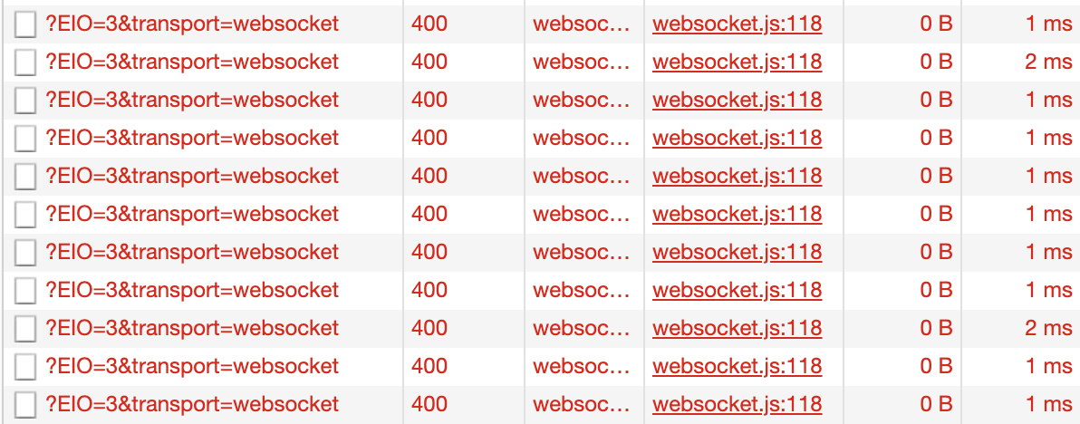 400 Error? · Issue #1050 · miguelgrinberg/Flask-SocketIO · GitHub
