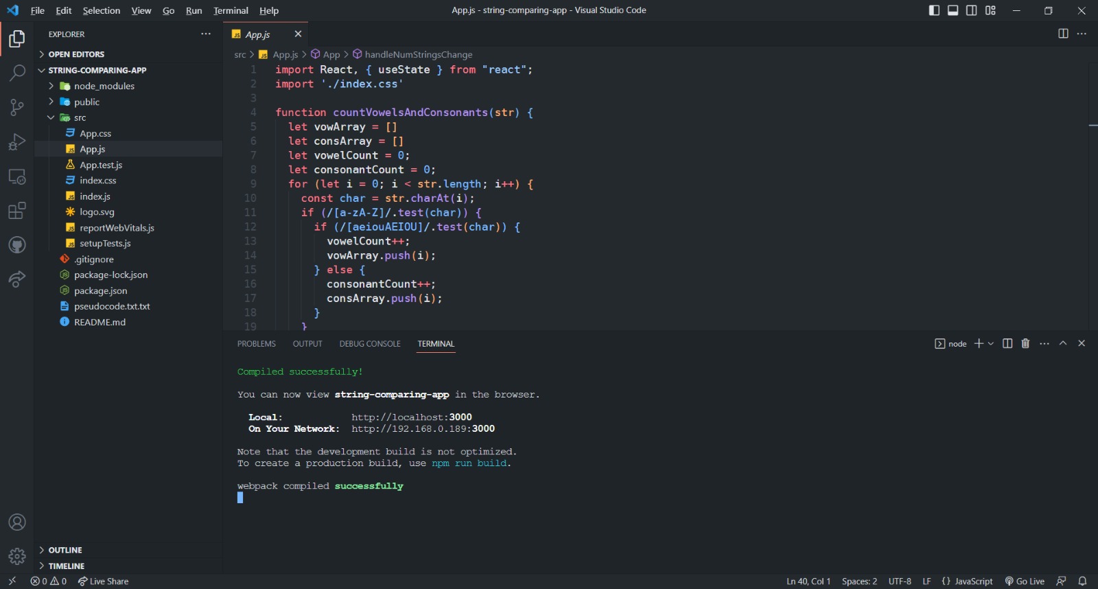 GitHub - bhuvipr128/string-comparing-app-react