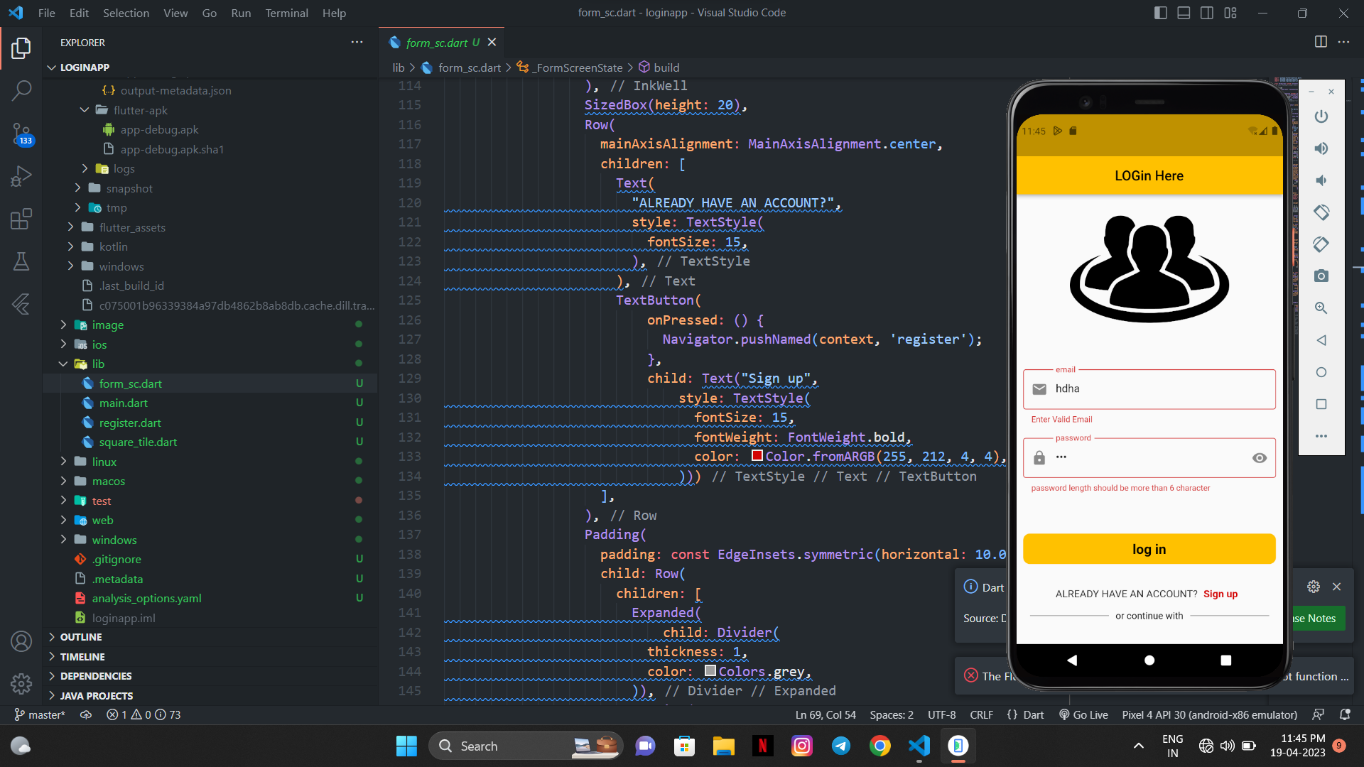 GitHub - bhuvipr128/flutterloginapp