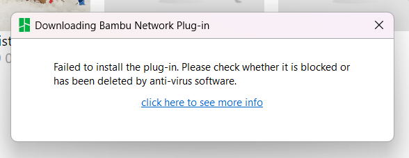 Beta 1.5.0 can't install network plugin on a domain PC on Windows 11 ...