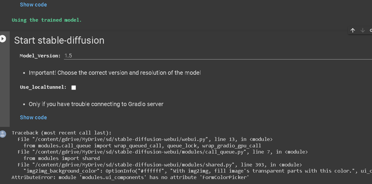 'modules.ui_components' has no attribute 'FormColorPicker · Issue #1377 · TheLastBen/fast-stable ...