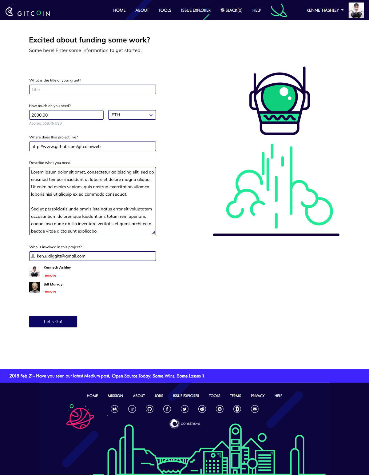 As a developer, I want grants available to sponsor my ongoing work in open source. · Issue #380 ...
