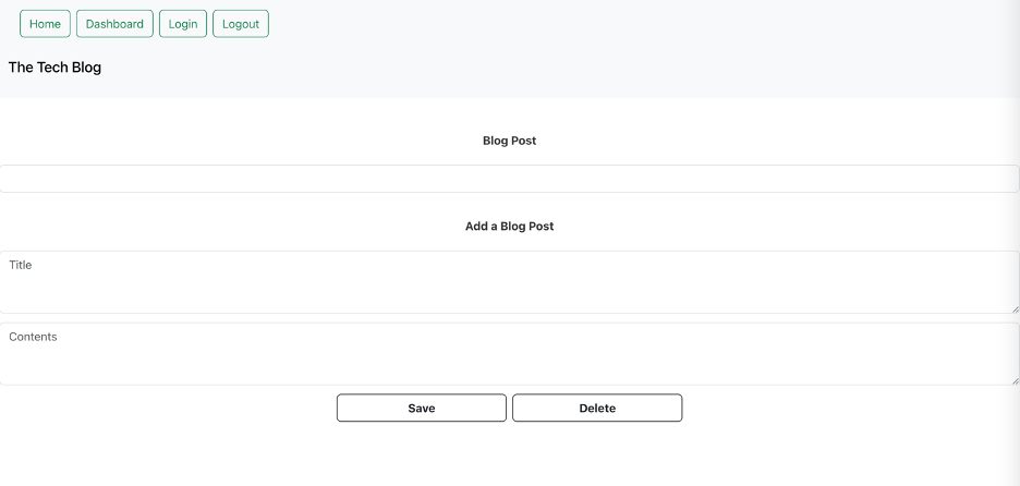 GitHub - Lisette33/MCV-Tech-Blog-Project: An application represents a tech blog.