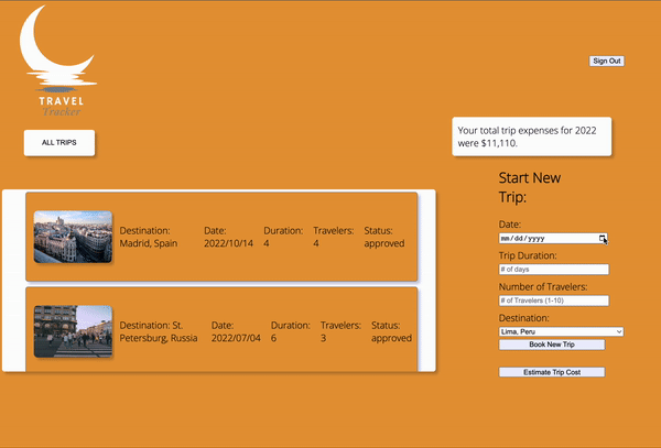 GitHub - crgweller/Travel-Tracker: Project kit utilizing webpack