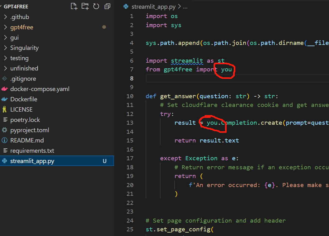 How to use other mods · Issue #370 · xtekky/gpt4free · GitHub