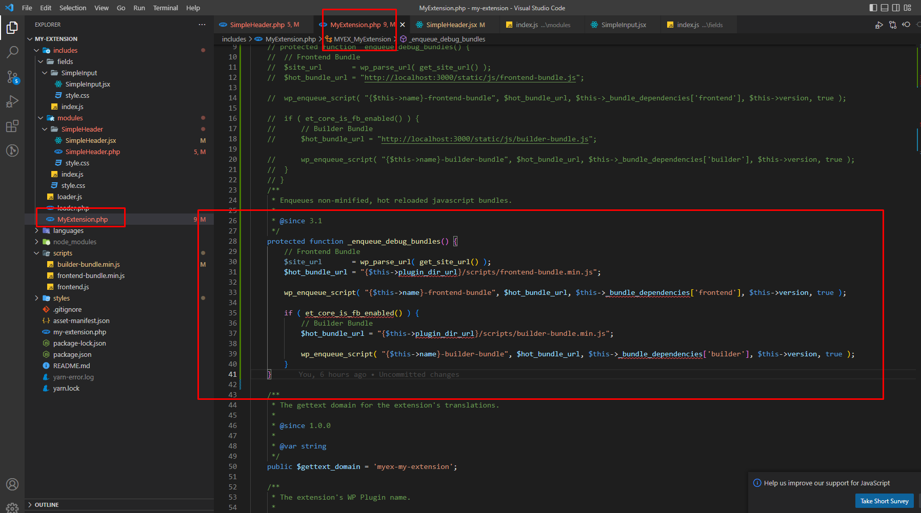 Custom module not loading in VB · Issue #620 · elegantthemes/create-divi-extension · GitHub