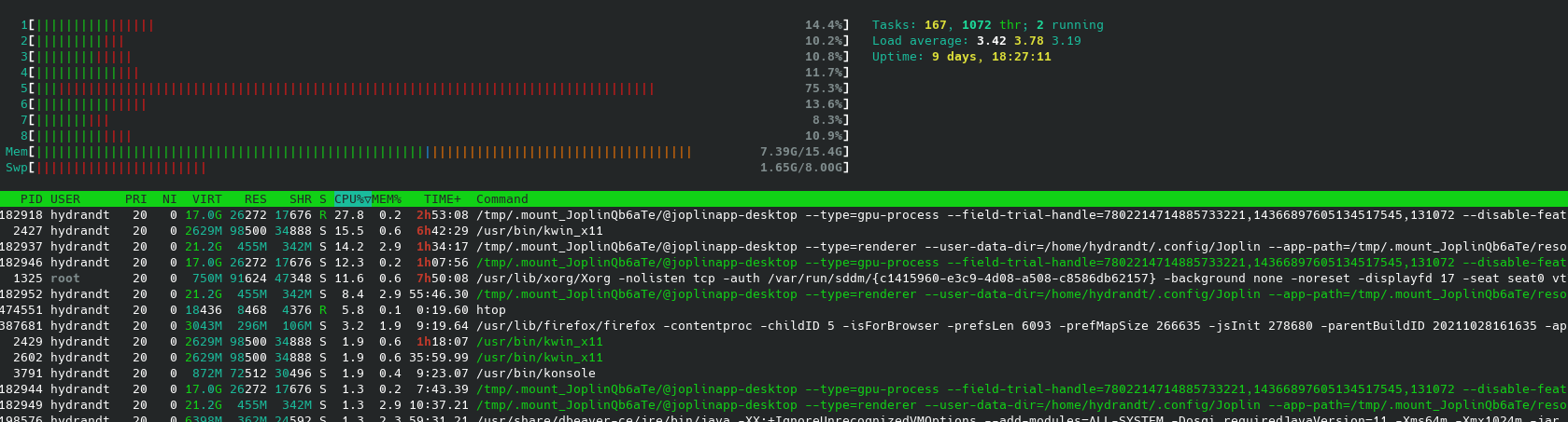 High CPU usage when sync fails using webdav · Issue #4047 · laurent22/joplin · GitHub
