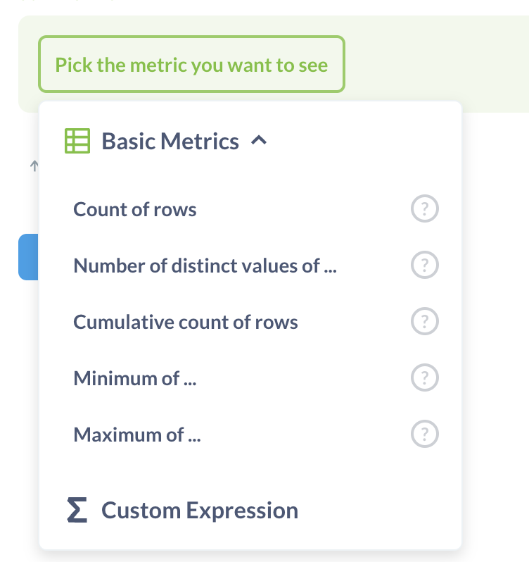 Missing summarize operations after creation of numeric custom column ...