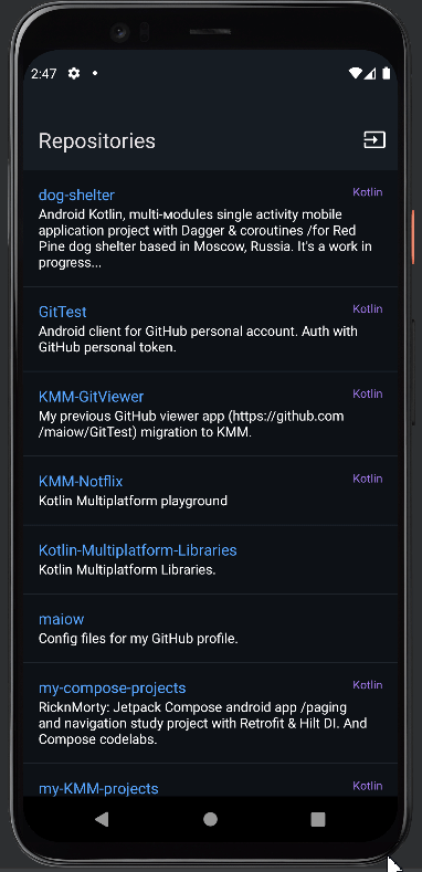 GitHub - maiow/KMM-GitViewer: My previous GitHub viewer app (https ...