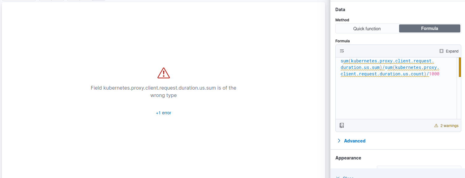 [TSDB] Need for the unsupported sum aggregation · Issue #155587 · elastic/kibana · GitHub