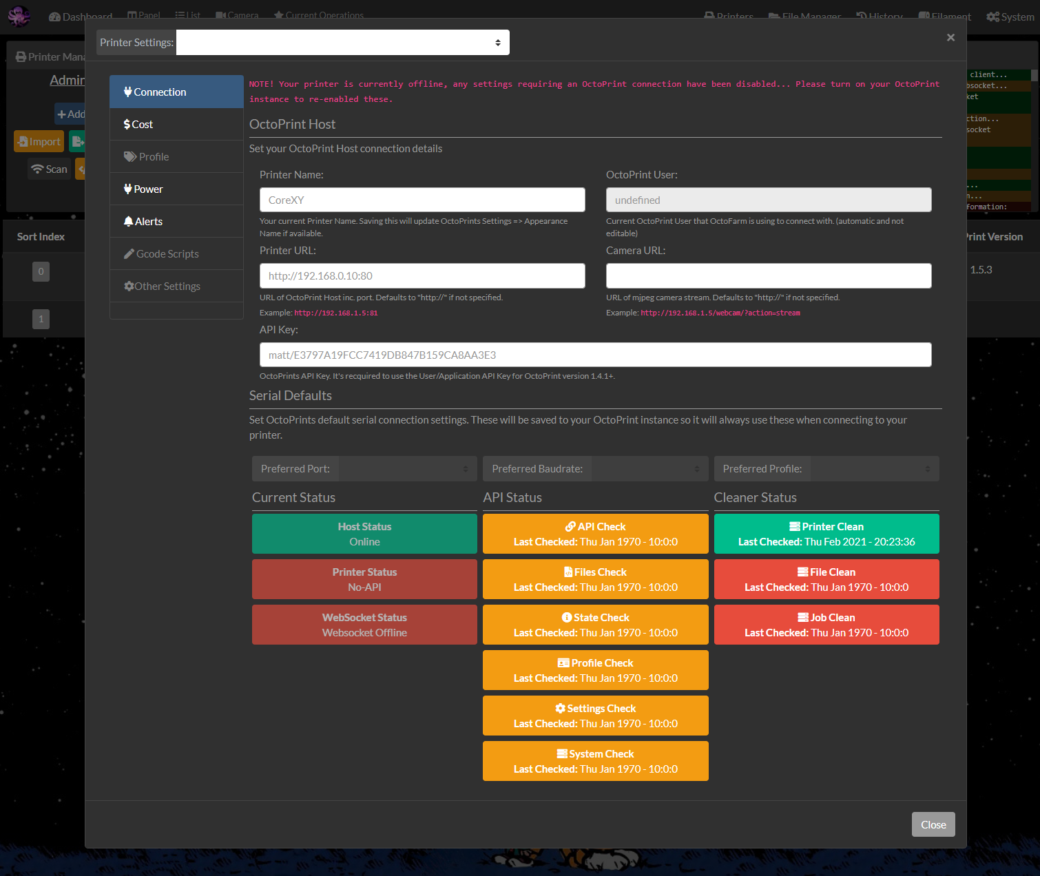 Klipper/Octoprint compatibility · Issue #301 · OctoFarm/OctoFarm · GitHub