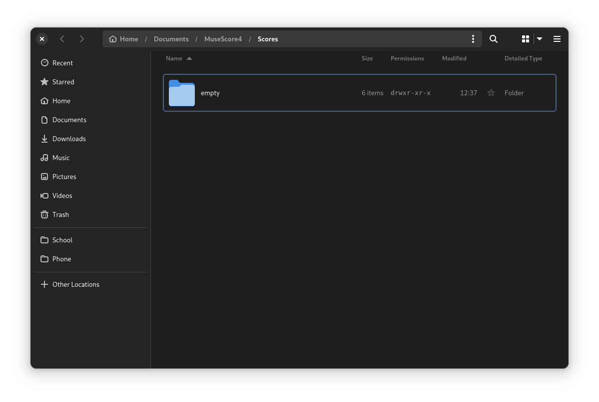 Saving A Score Without File Extension Saves The File As A Folder Not
