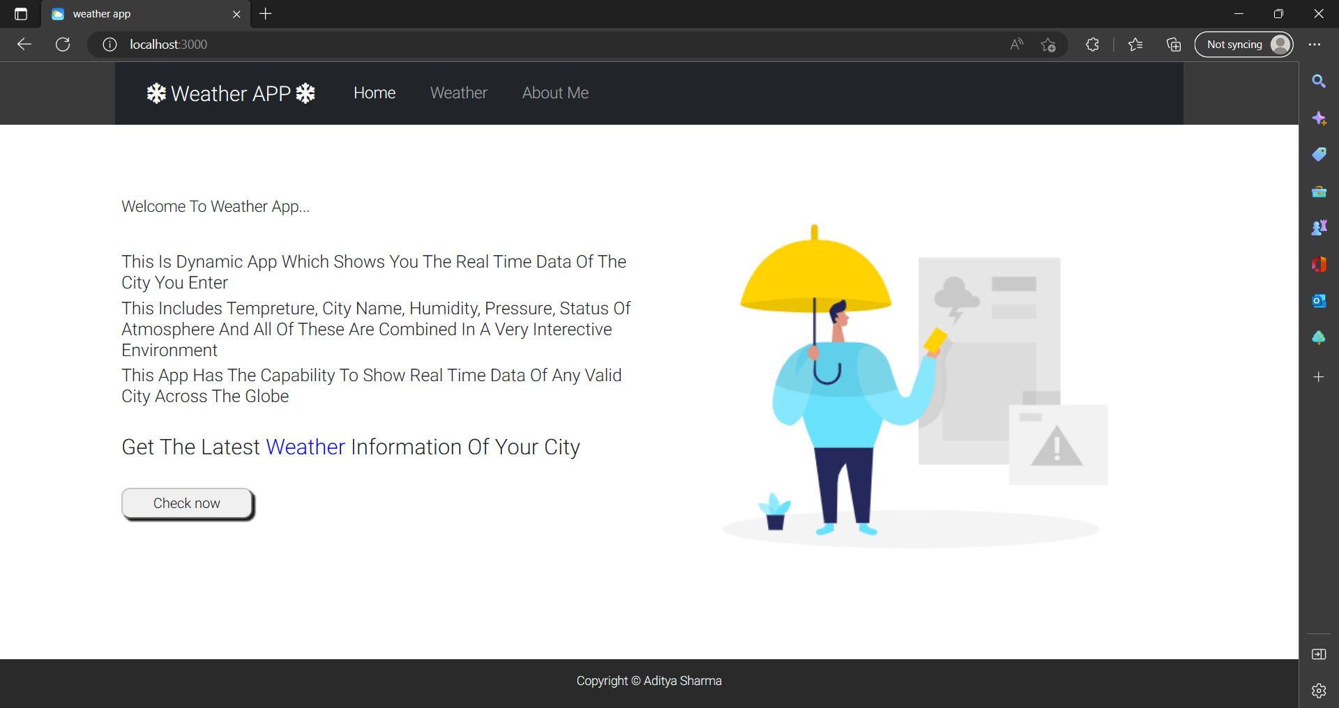 GitHub - aditya-sharma02/WeatherAPP: This App provides you the weather ...