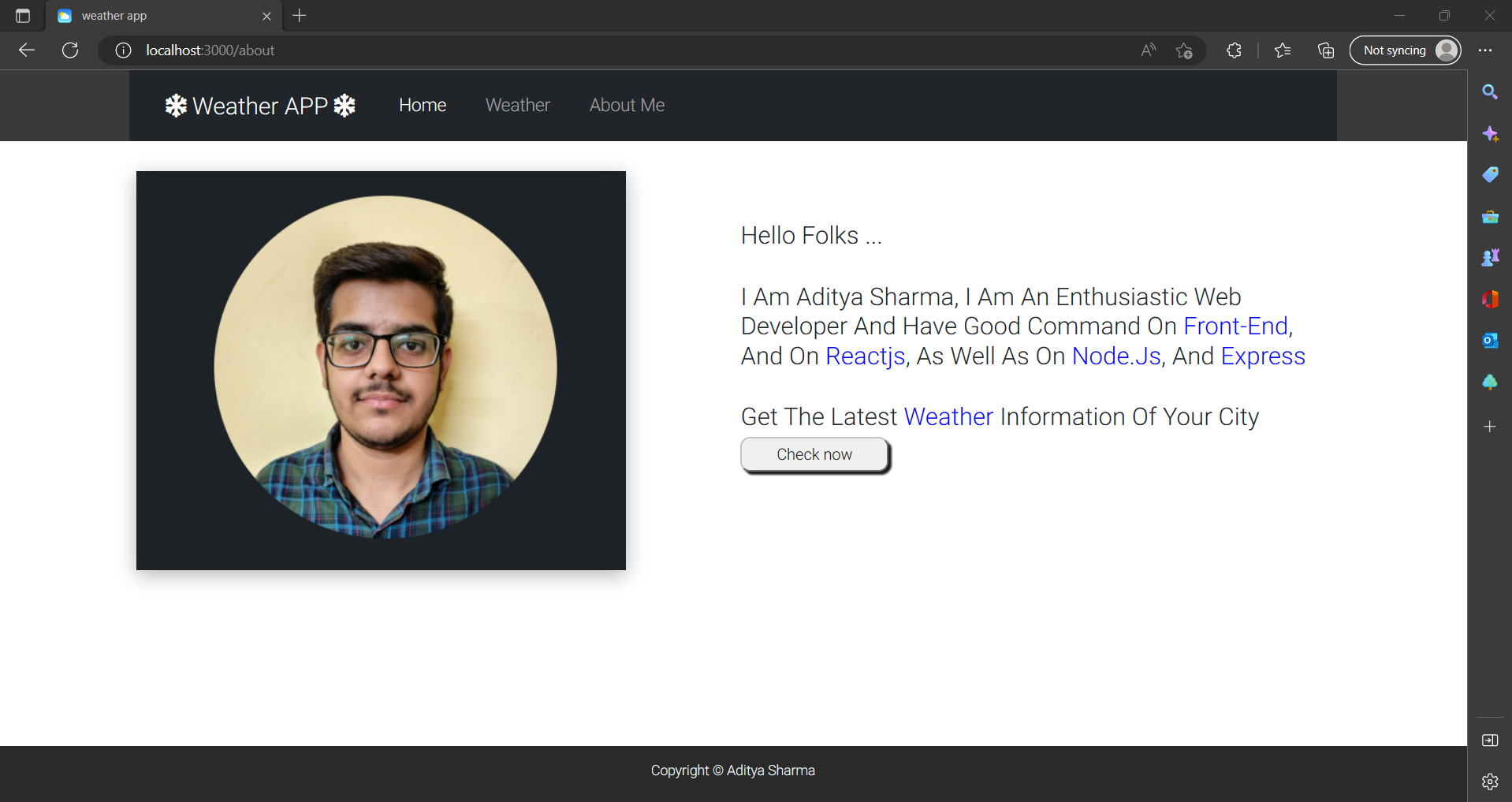 GitHub - aditya-sharma02/WeatherAPP: This App provides you the weather data of the city you ...