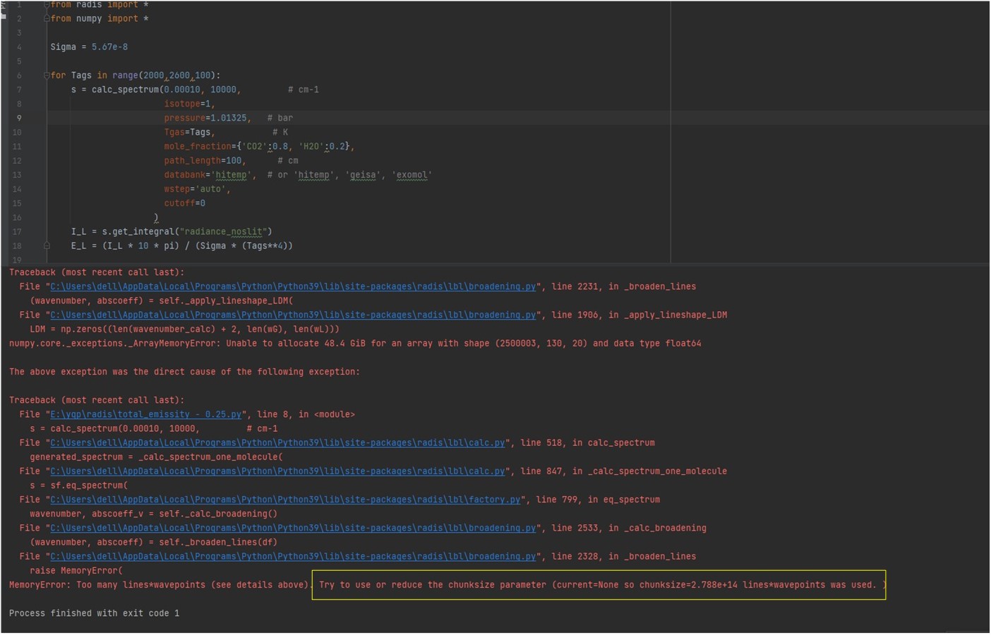 🚀 Feature I Want To Calculate Total Emissivity Using Radis Someday · Issue 528 · Radis Radis
