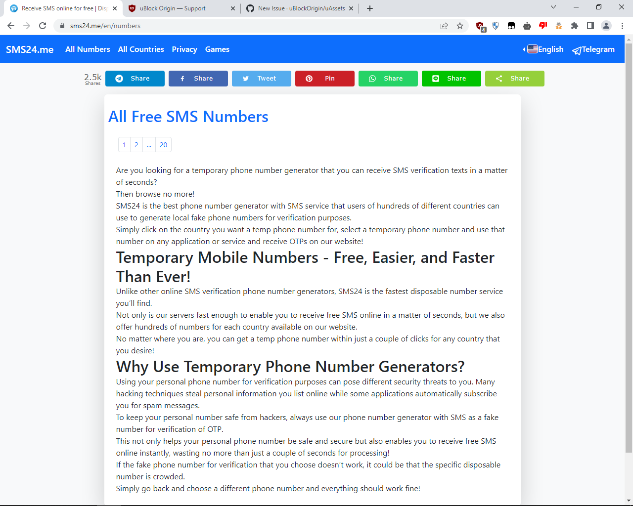 sms24.me: [unknown] · Issue #14921 · uBlockOrigin/uAssets · GitHub