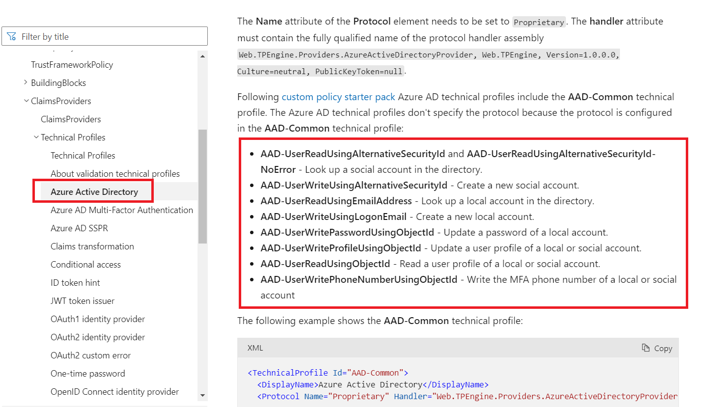 Read client application properties from B2C custom policy running in the same tenant · Issue ...