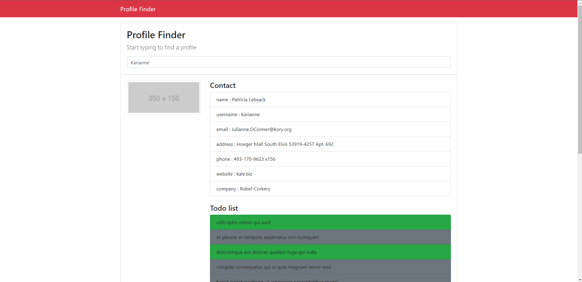 GitHub - ealikan/profil-finder-api