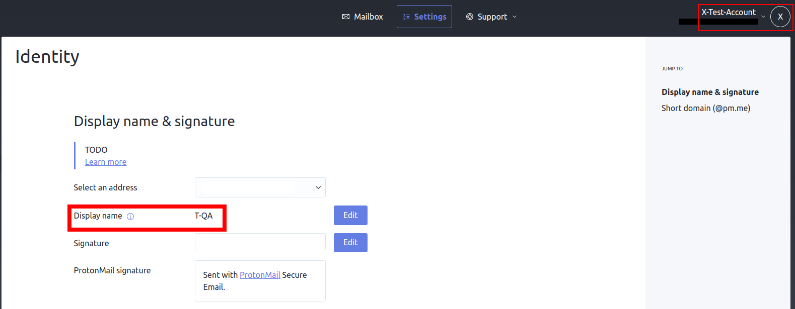 Header doesn't update on display name changes · Issue #98 · ProtonMail/proton-mail-settings · GitHub