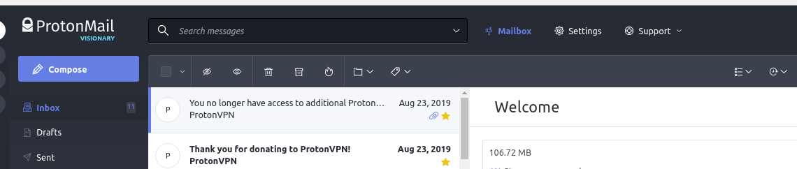 The header text is hidden on 1366x768 resolution · Issue #125 · ProtonMail/proton-mail-settings ...