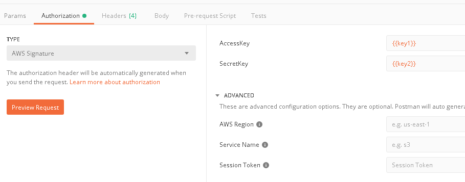 AWS Signature authentication issue old vs new postman versions · Issue #4186 · postmanlabs ...