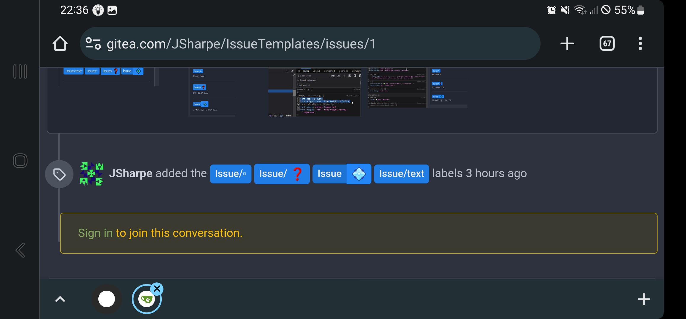 Emoji Within Issue Labels Cause Differing Heights · Issue #27548 · go-gitea/gitea · GitHub
