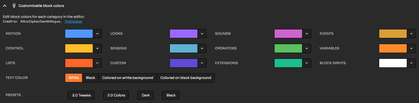 GitHub - ZenithRogue/theme3: A small userscript to theme Scratch 3.0