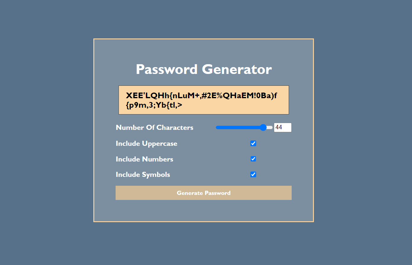 GitHub - Alexandra-Haynes/password-generator
