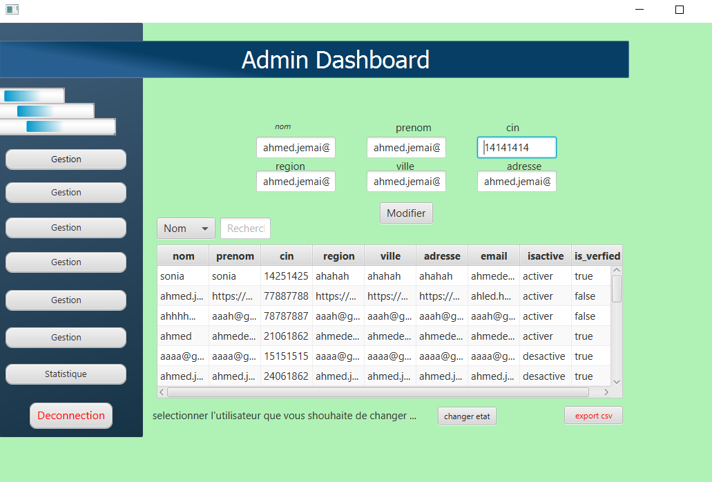 Github Ahmedjemaiigestion User Javafx Developing A Javafx Desktop Application That