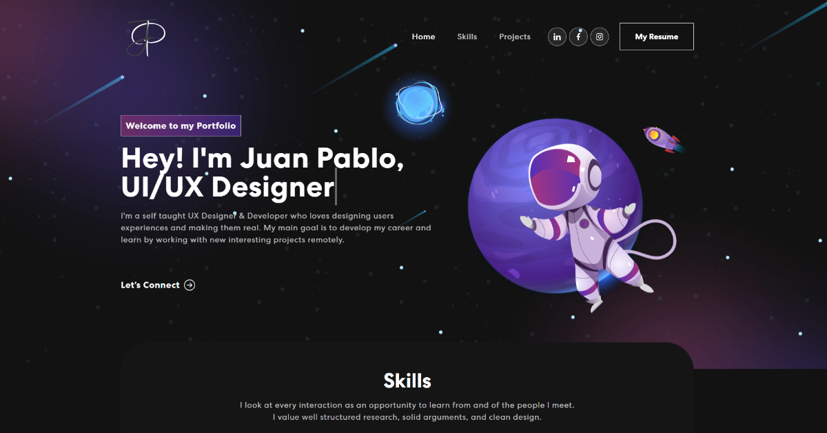 GitHub - JuanPabloDesigner/space-ux-portfolio: 🎨📱 User Interface (UI ...