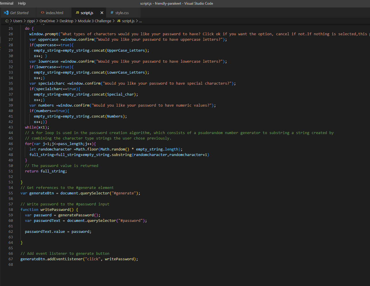 GitHub - carlosh342/PasswordGenerator_Challenge
