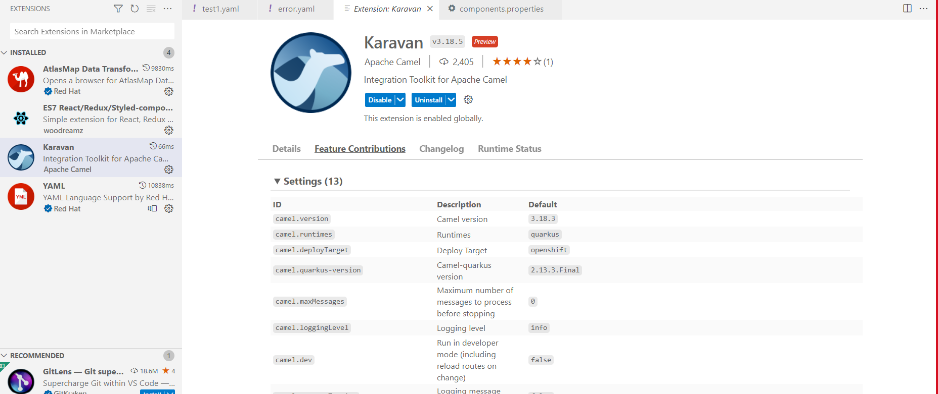 Dotry And Docatch Implementation · Issue 528 · Apache Camel Karavan · Github
