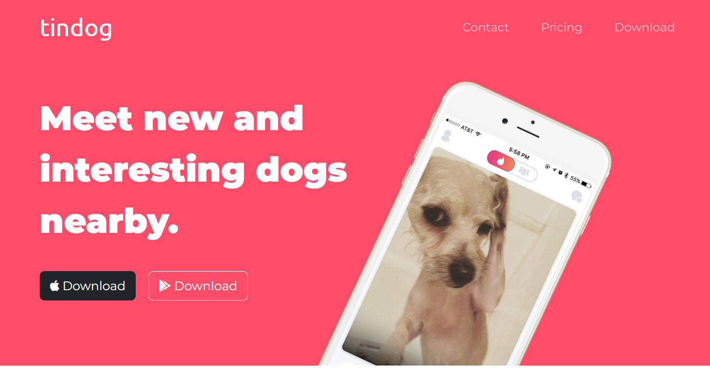 GitHub - gahyunevakim/tindog-cloneproject: responsive web clone project