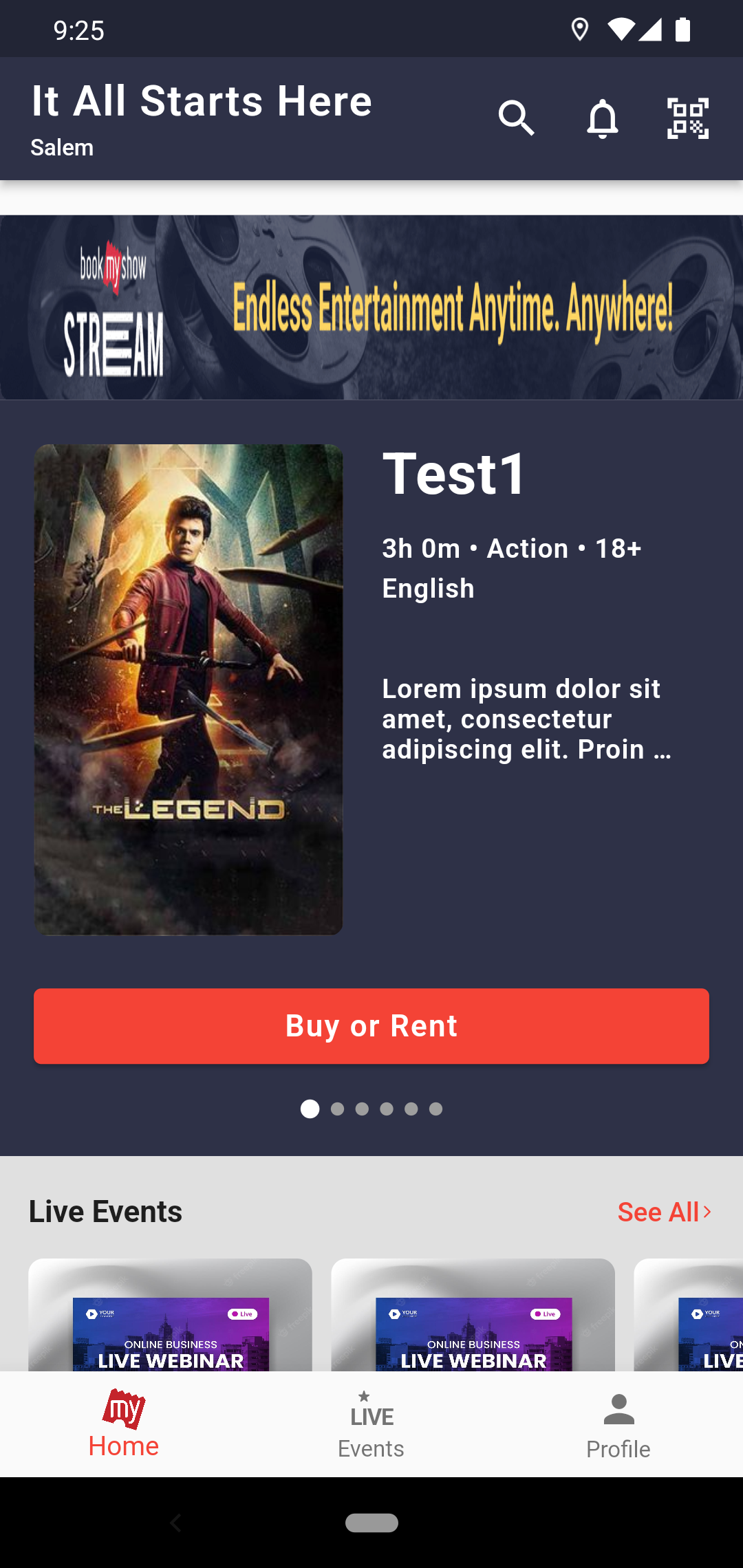 GitHub - KrishnaKrinc/BookMyShow_CM: A flutter project to replicate the Book My Show App