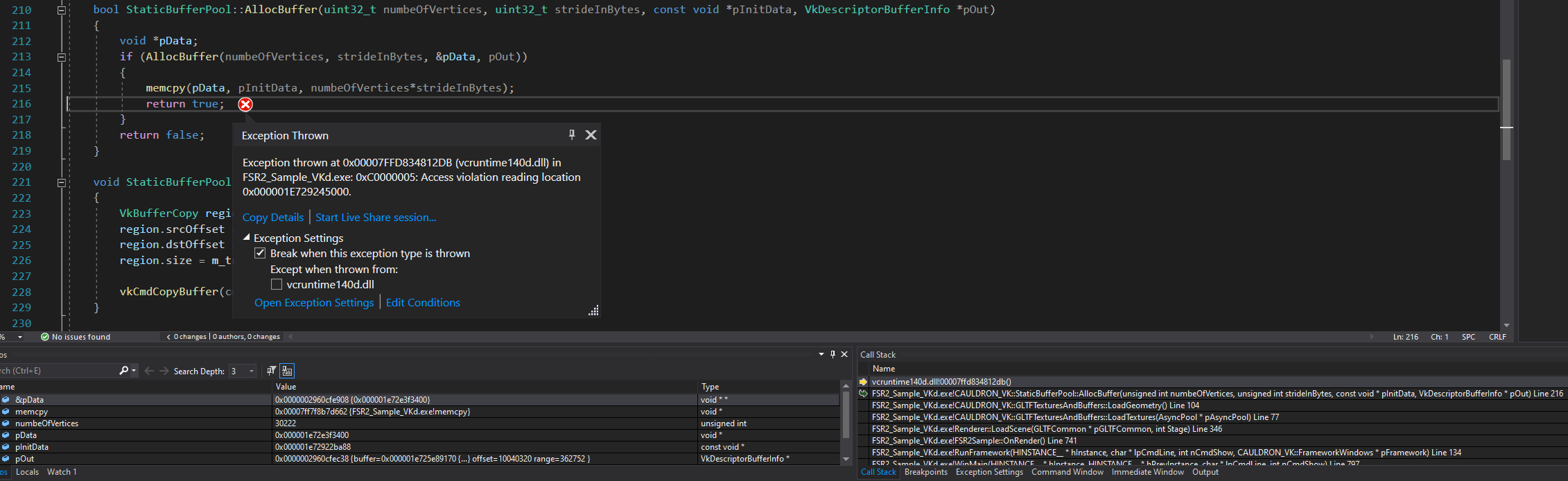 Generated Sample Doesnt Work · Issue 69 · Gpuopen Effectsfidelityfx Fsr2 · Github 