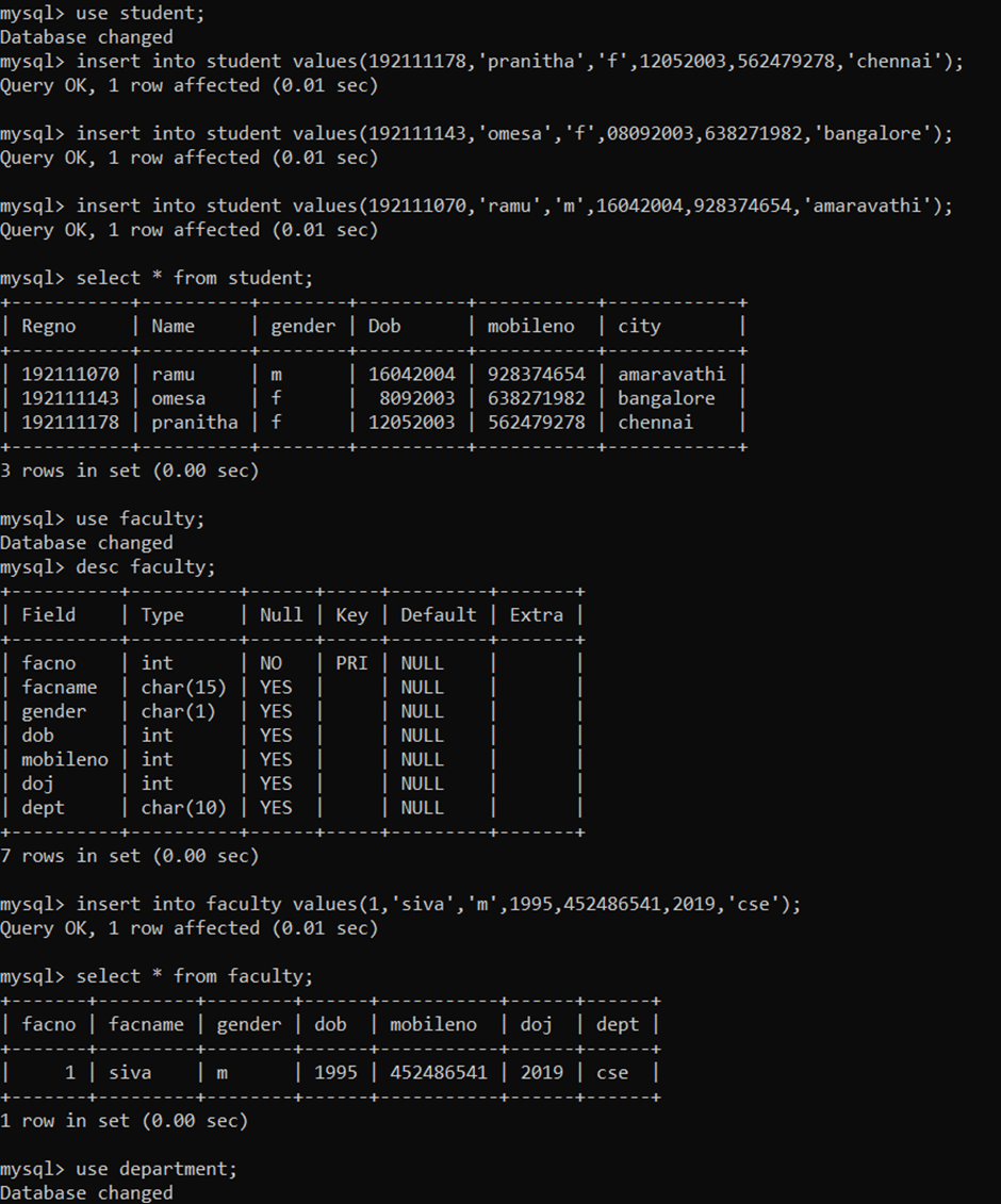 GitHub - pranithasreec/CSA0519-DBMS