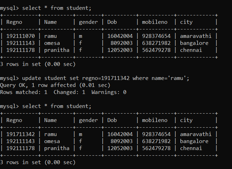 GitHub - pranithasreec/CSA0519-DBMS